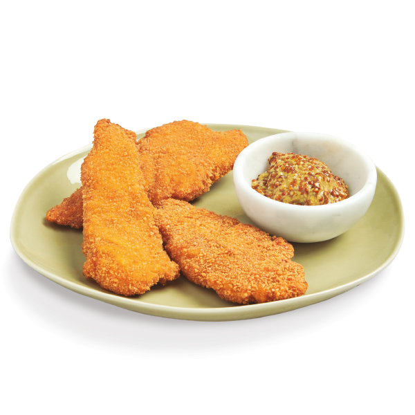 Filet de poulet mariné et pané