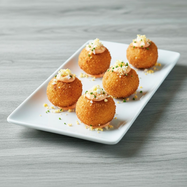 Ibérico Mini Gastrobar croquette with salmorejo